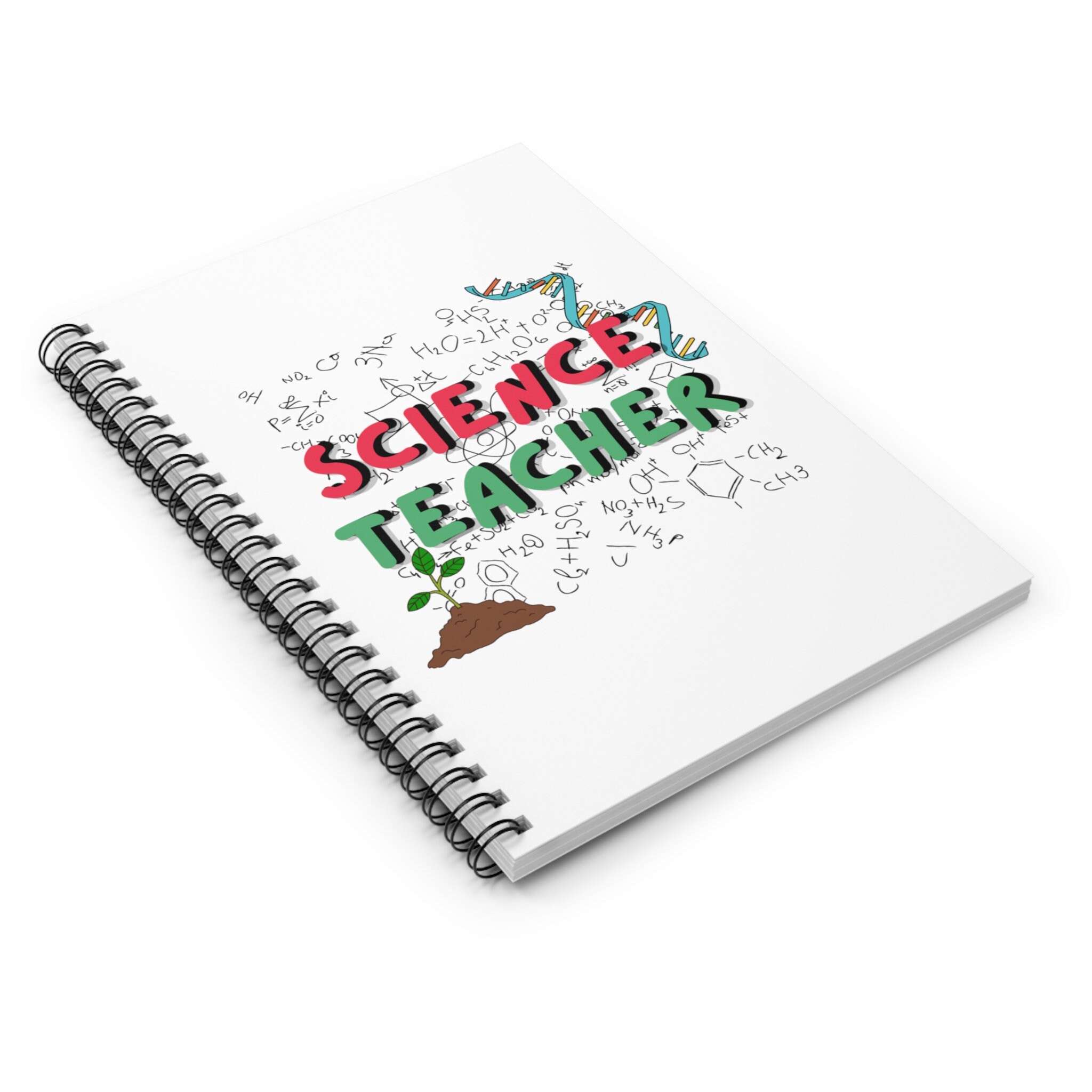 Science Teacher Spiral Notebook - Etsy