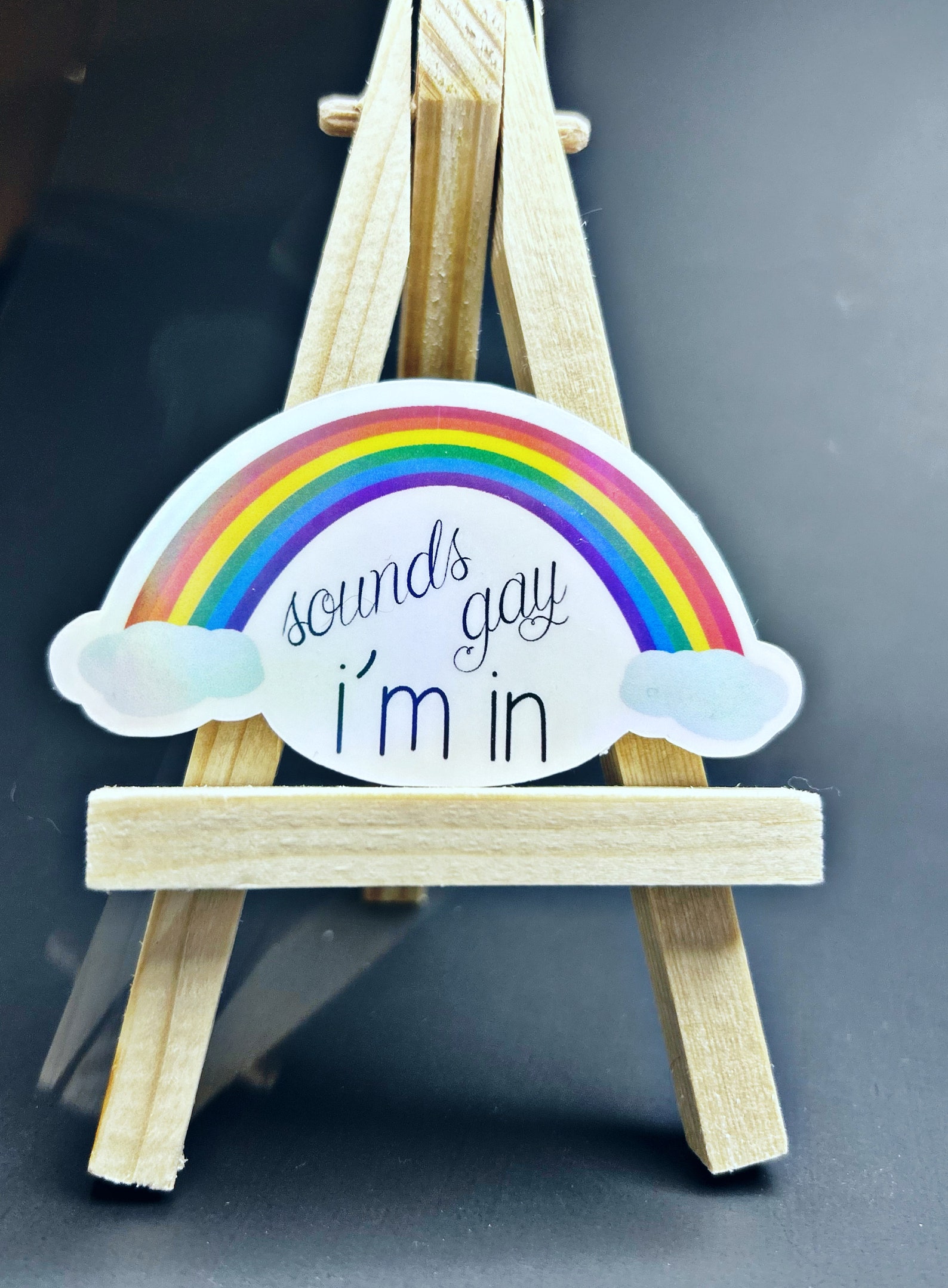 LQBTQ Funny Pride Holographic Sticker Rainbow Pride Laptop Sticker ...