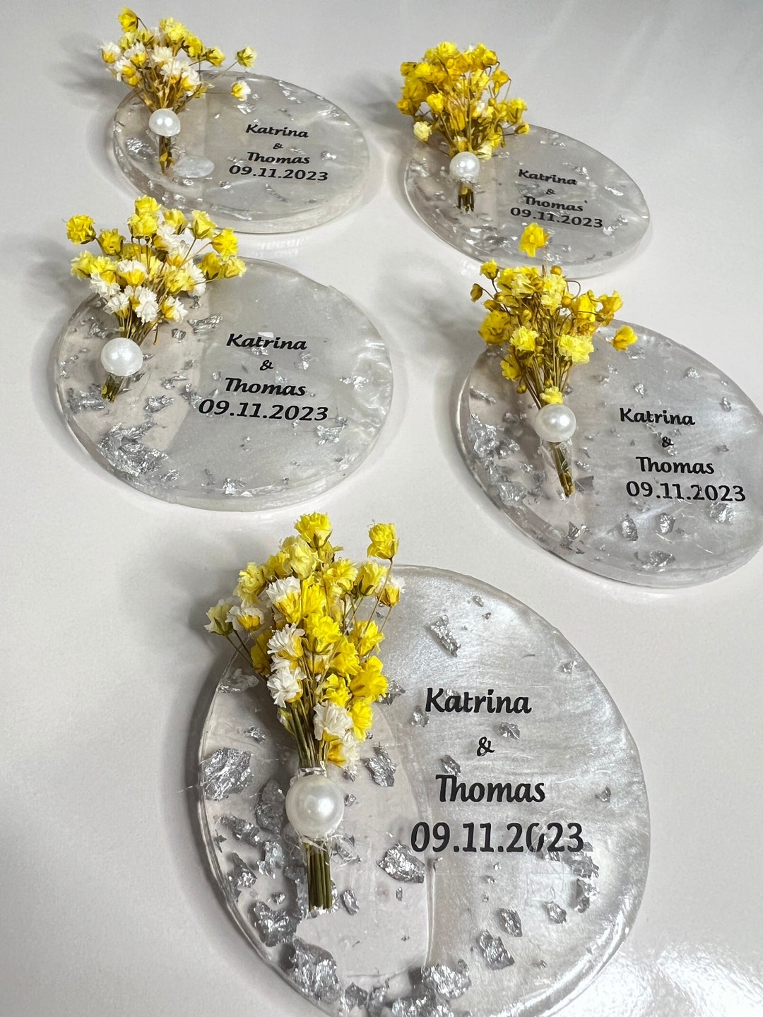 Resin Magnet Wedding Favors, Wedding Favors for Guests in Bulk, Epoxy ...