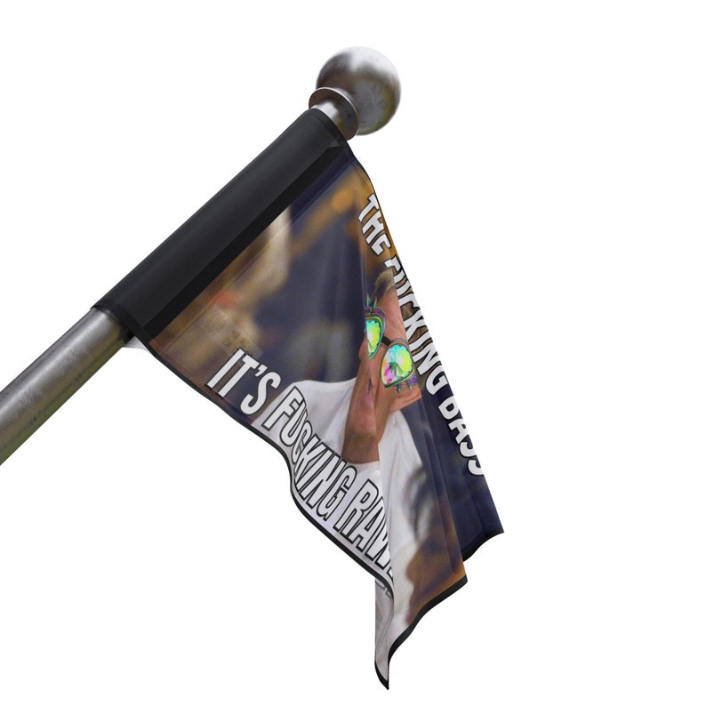 Gordon Ramsey "the Bass is Raw" Rave Flag | Festival EDM Totem - Etsy