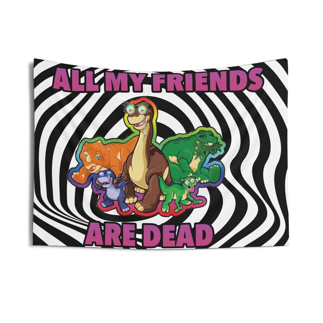 Lost Lands Dinosaur Rave Indoor Wall Tapestry - Etsy