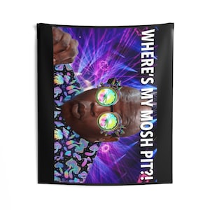 Diesel Shaq Mosh Pit Rave Indoor Wall Tapestries - Etsy