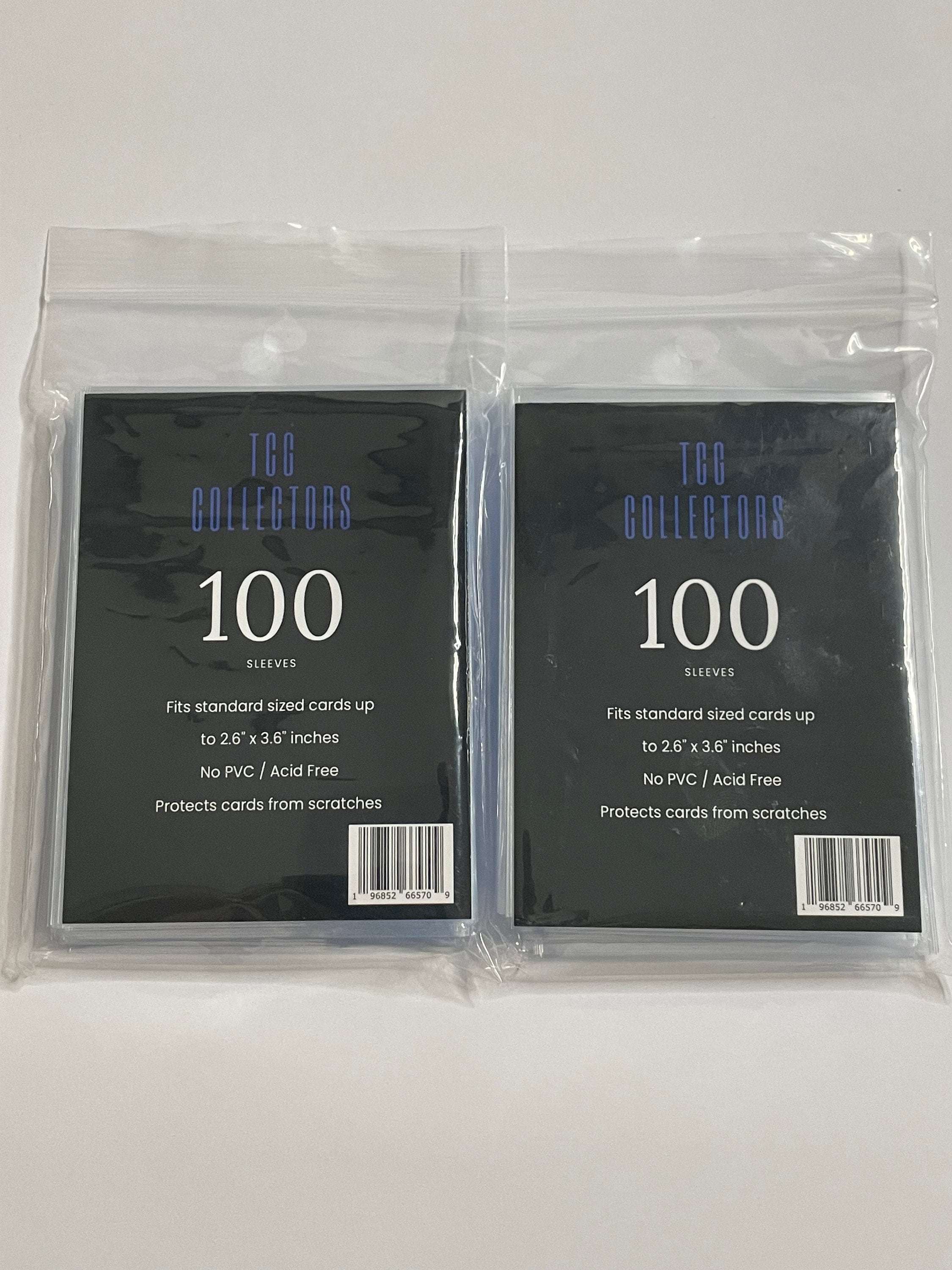 TCG Collectors Clear Card Sleeves for Standard Size Trading - Etsy
