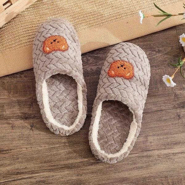 Teddy Bear Slippers - Etsy