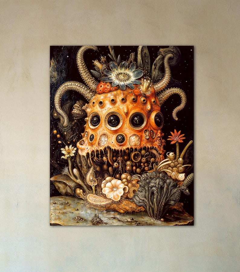 Bizarre Surreal Art Print - Etsy