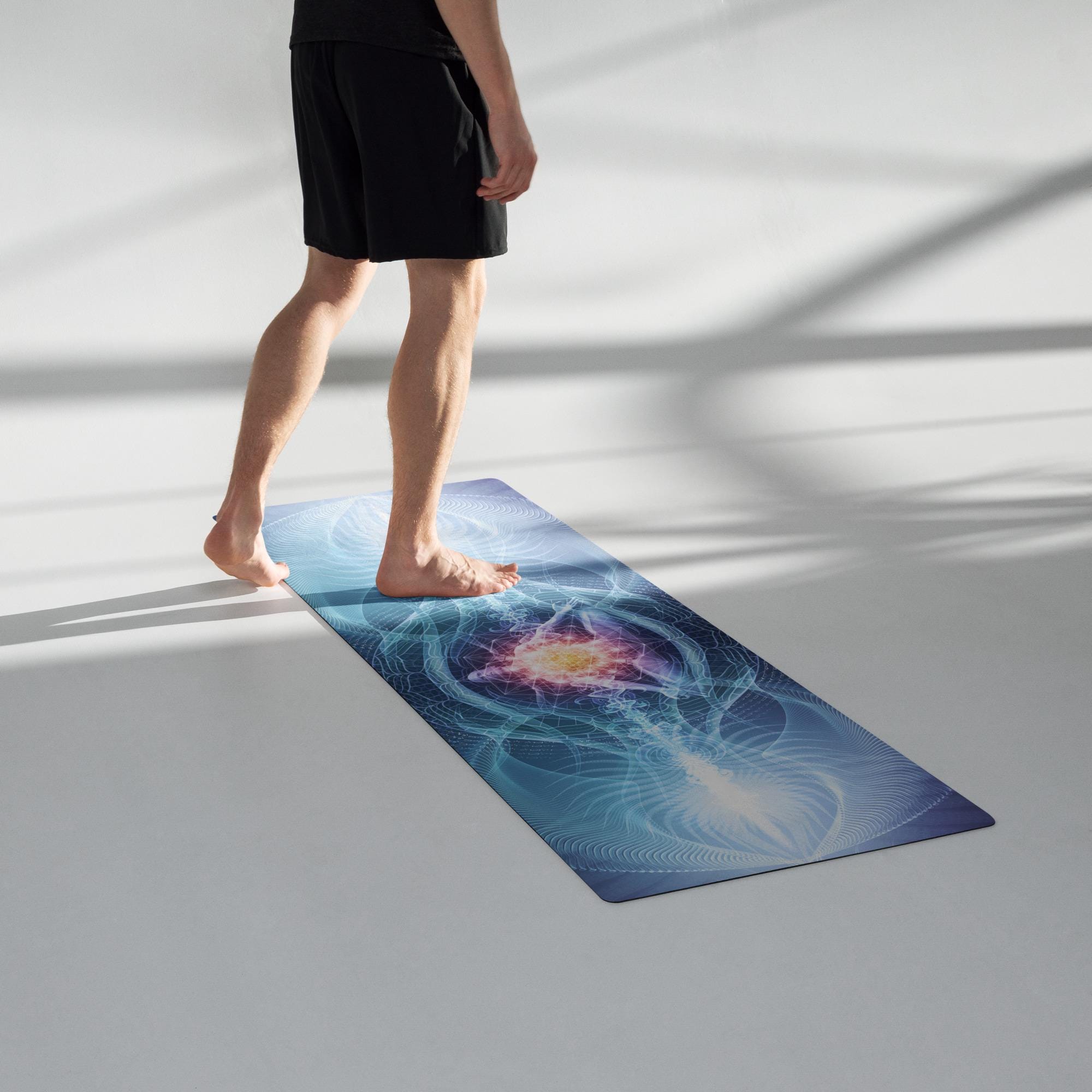 Psychedelic Yoga Mat- Sacred Geometry, Meditation, Visionary Art - Etsy