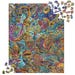 Psychedelic Cosmic Chaos Jigsaw Puzzle: Immersive Digital Art ...