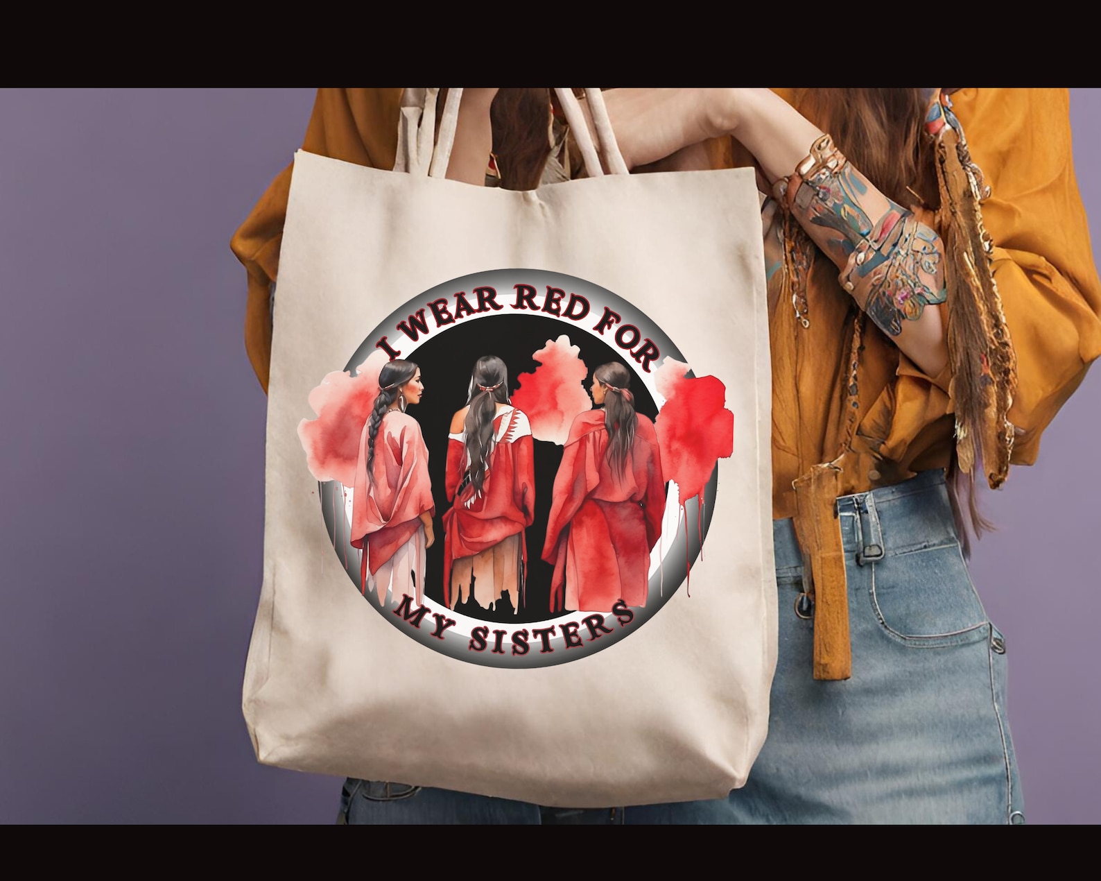 MMIW Native Pride PNG: I Wear Red for My Sisters (digital Download) - Etsy