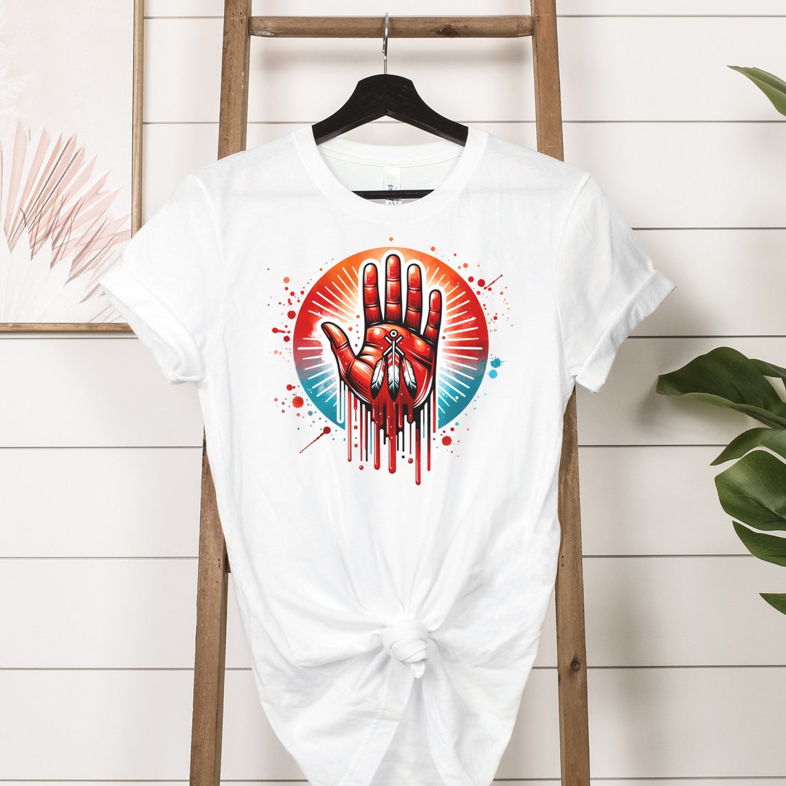 MMIW Red Hand PNG: Native Pride Digital Download - Etsy