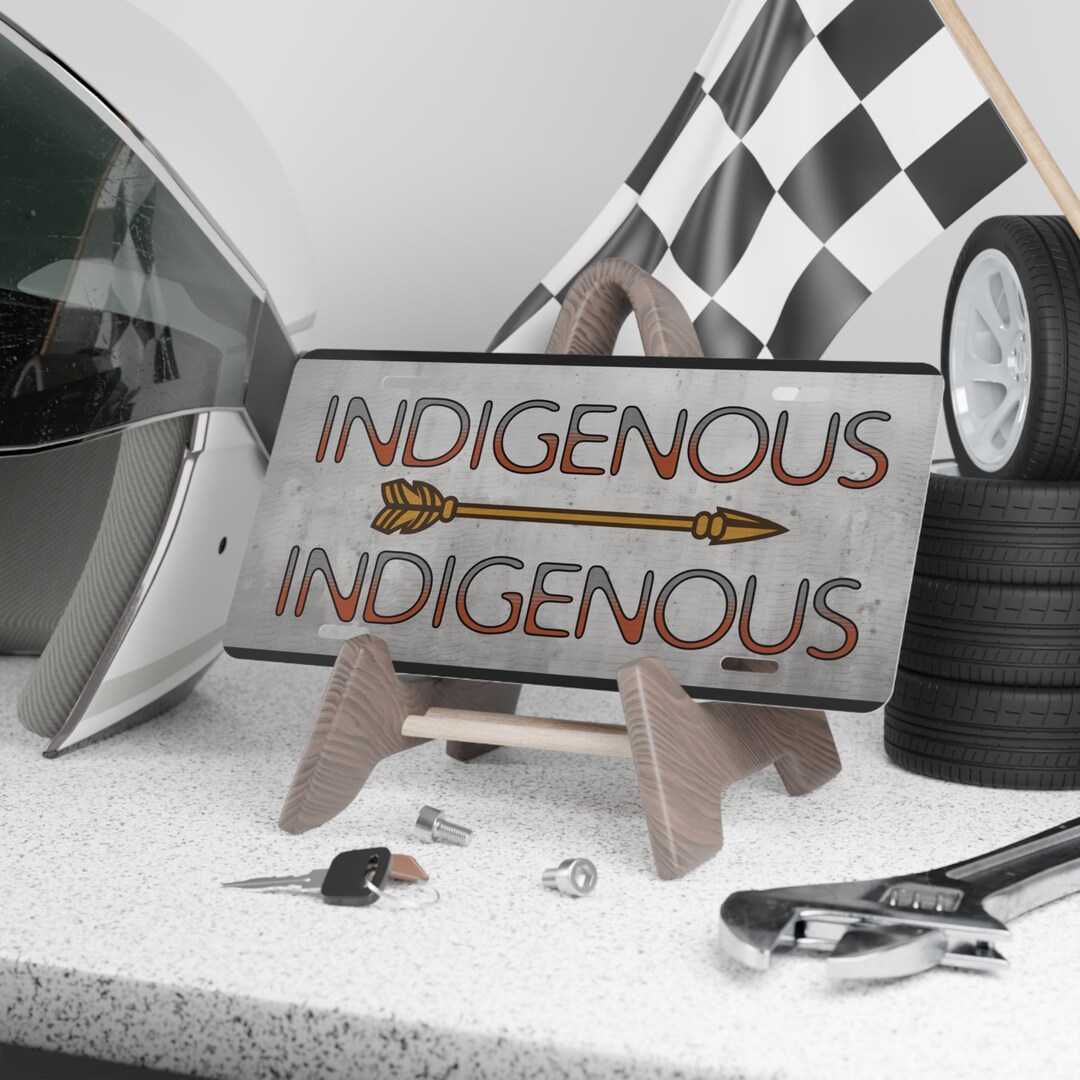 MMIW Indigenous Gift Native American License Plate Vanity, No More ...