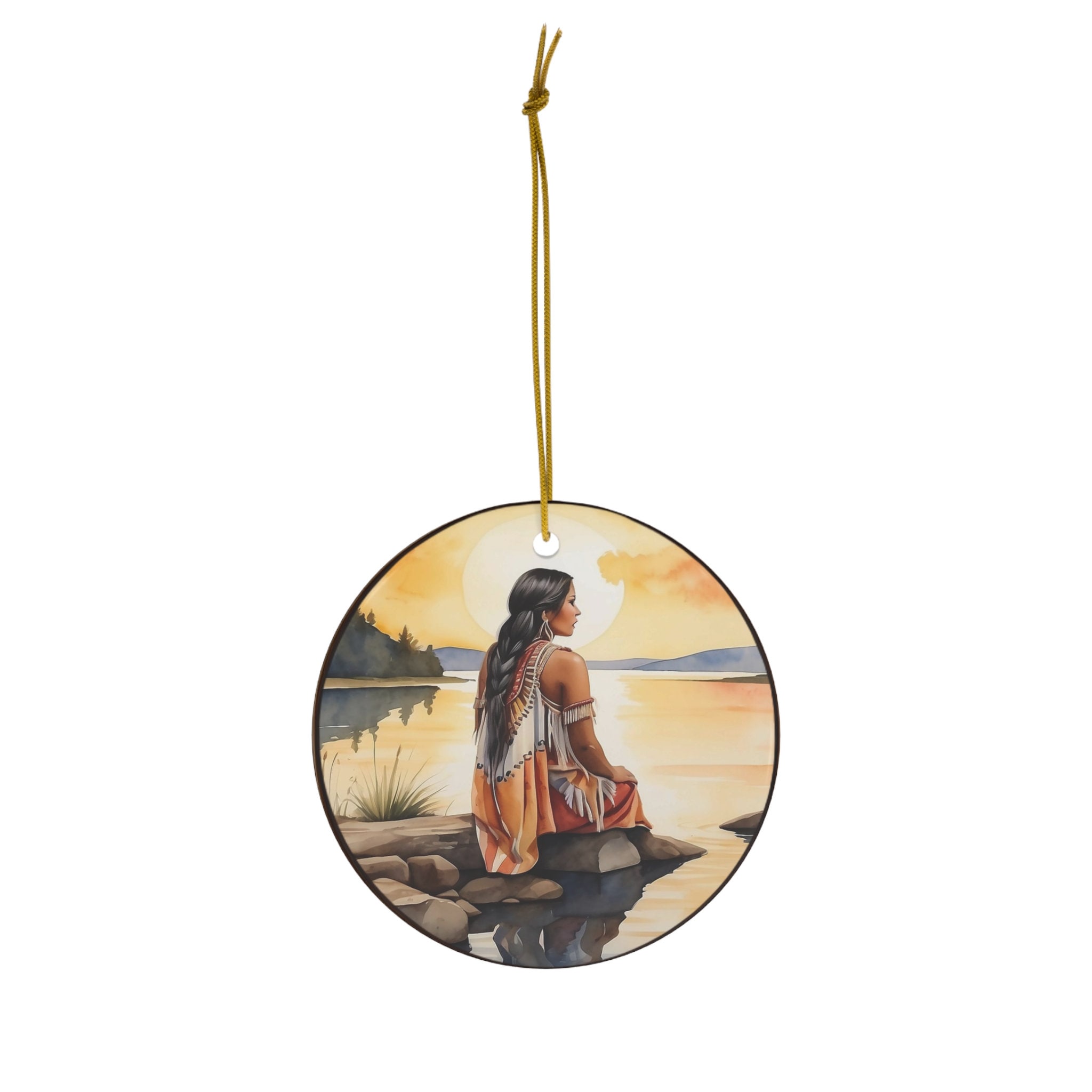 Native American Christmas Ornament: Indigenous Women Reflection - Etsy
