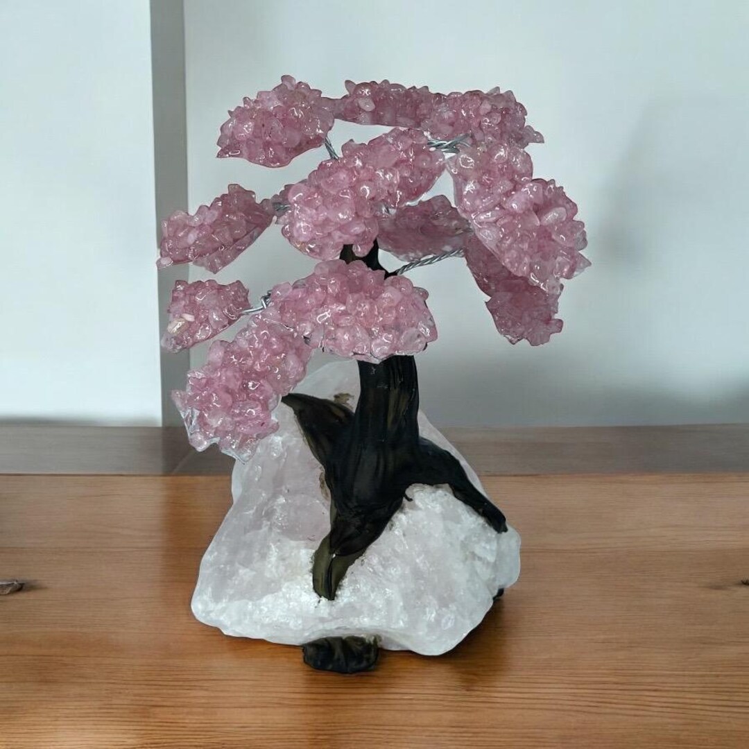 Passion Gem Tree - Rose Quartz Gem Tree, Love, Harmony & Positive ...