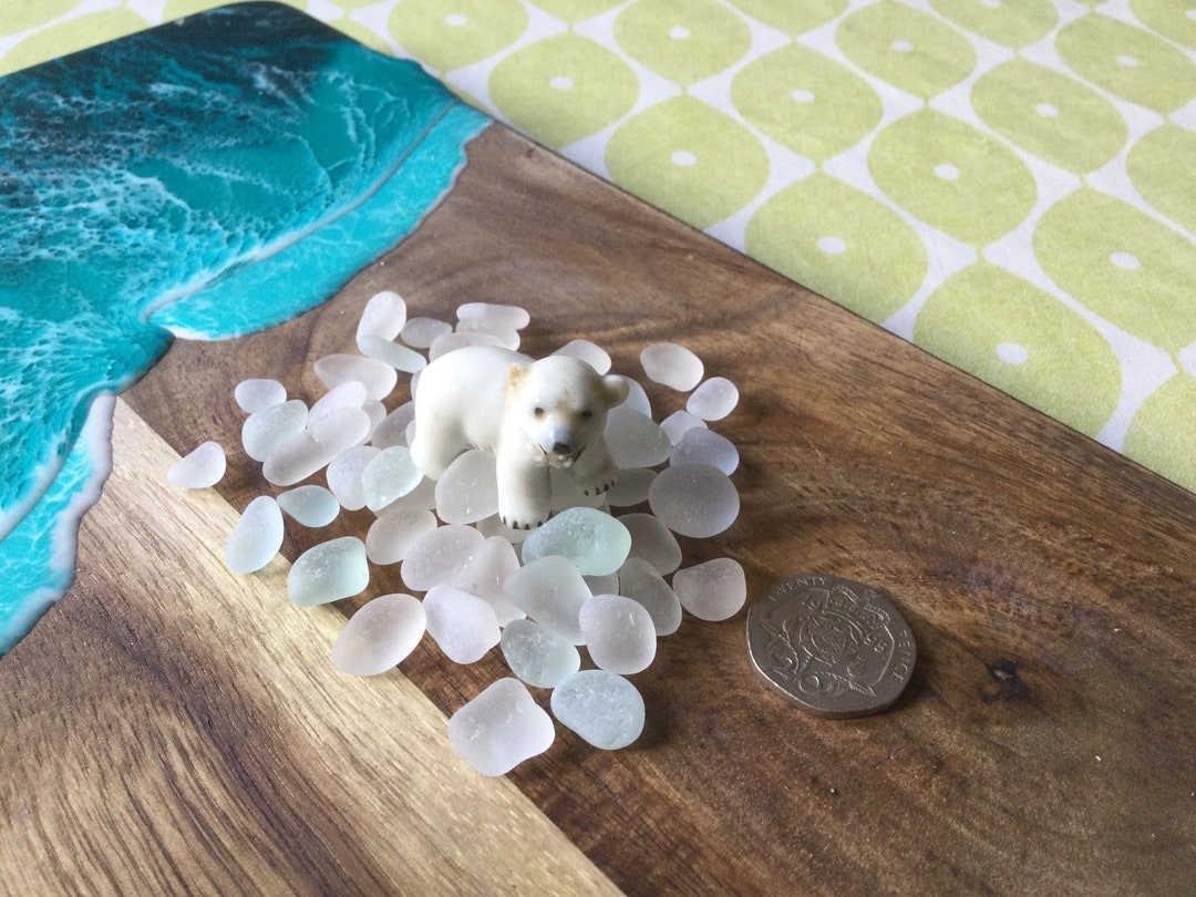 A Polar Bear on Seaham Sea Glass - Etsy UK