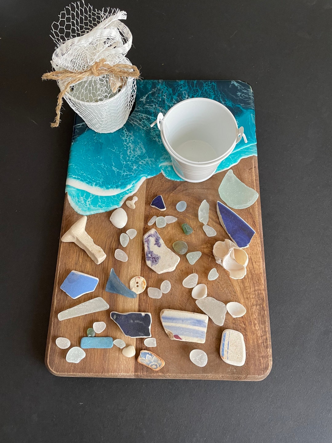 Beachcombed Treasure Bucket – British Sea Glass, Pottery, Shells - Etsy