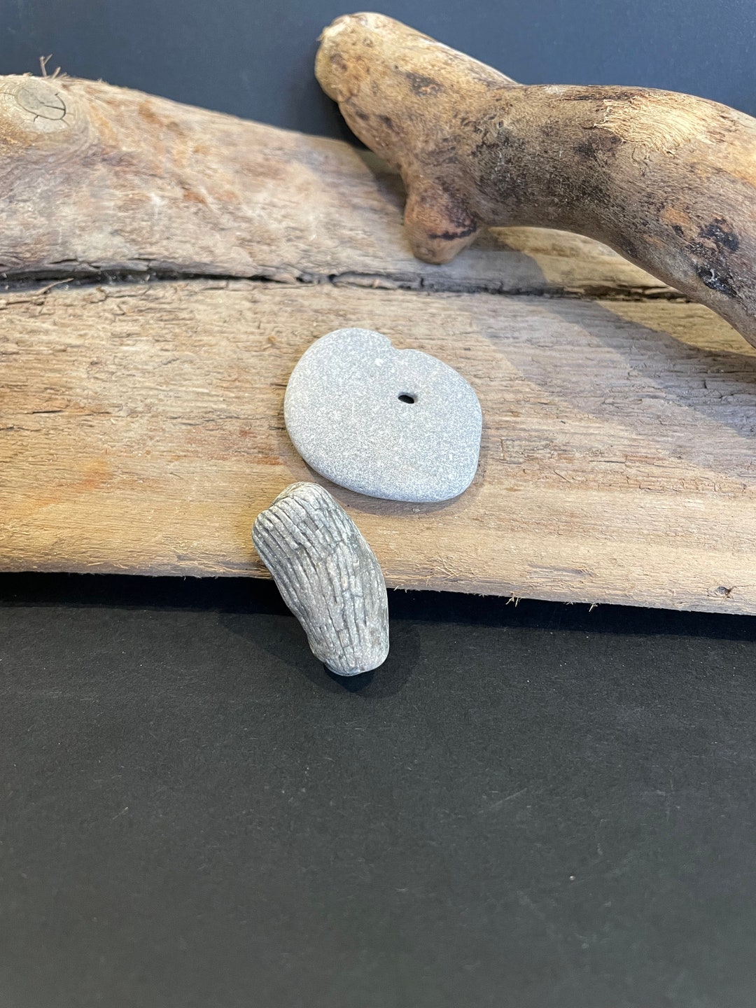 What a Pair - a Lovely Flat Hag Stone and What Looks Like an Unusual ...