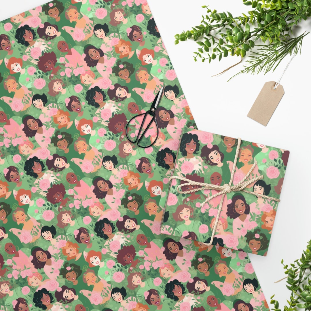 AKA Sorority Gift Wrap Alpha Kappa Alpha Wrapping Paper - Etsy