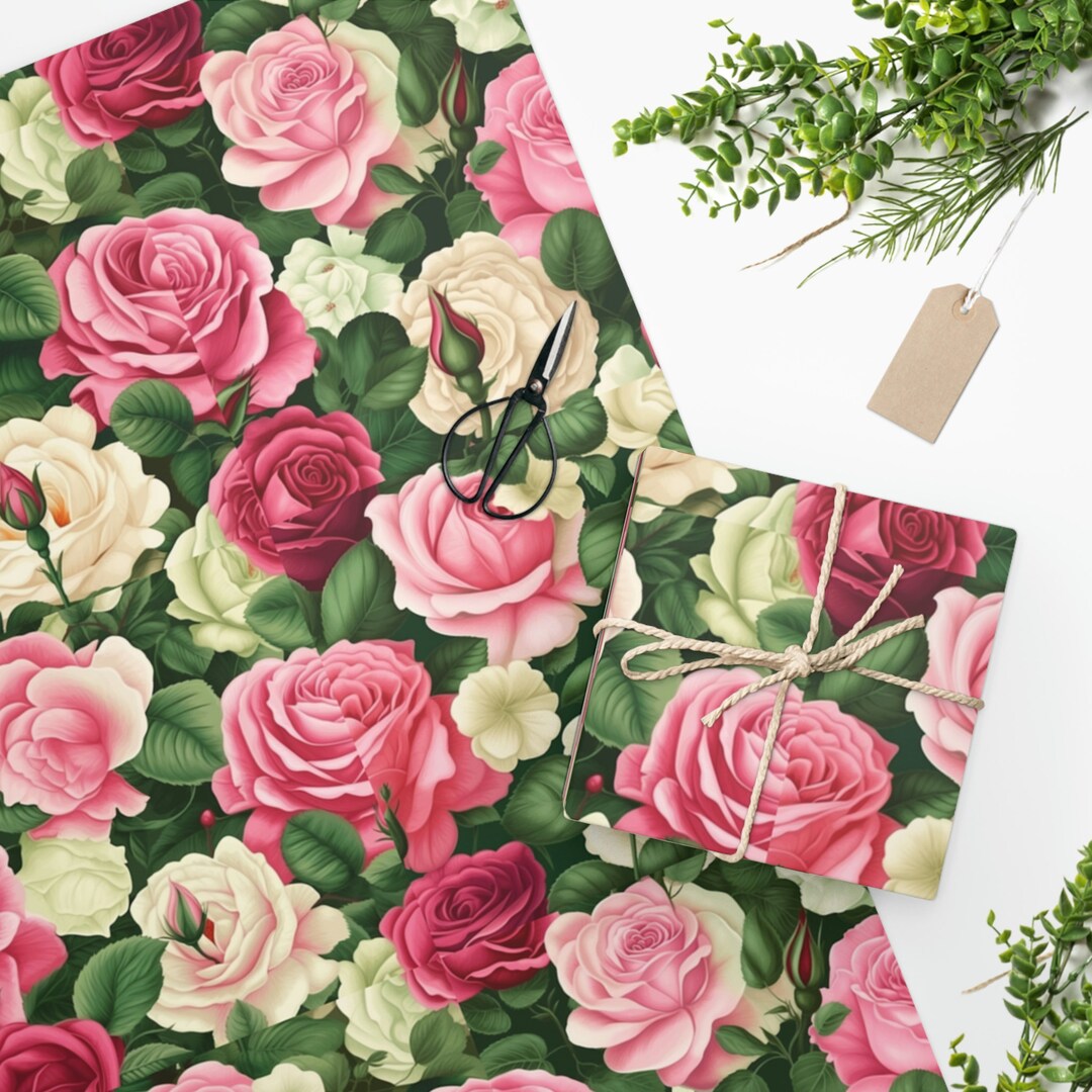 AKA Alpha Kappa Alpha Roses Gift Wrapping Paper - Etsy