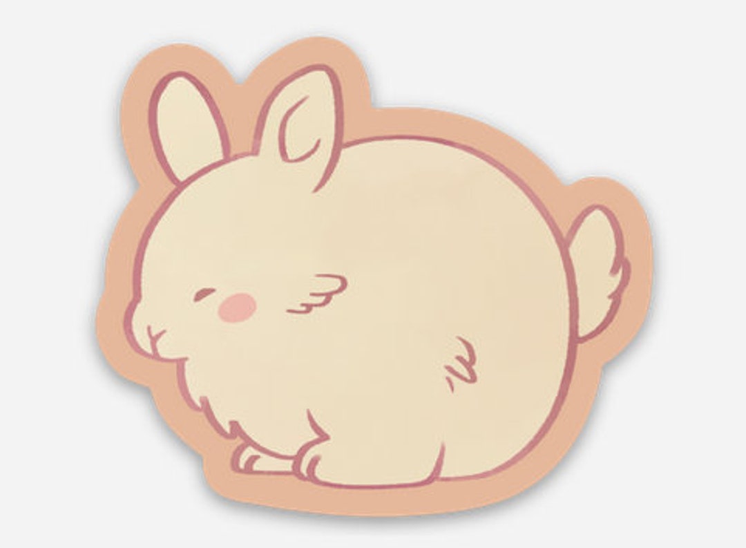 Bunny Sticker - Etsy