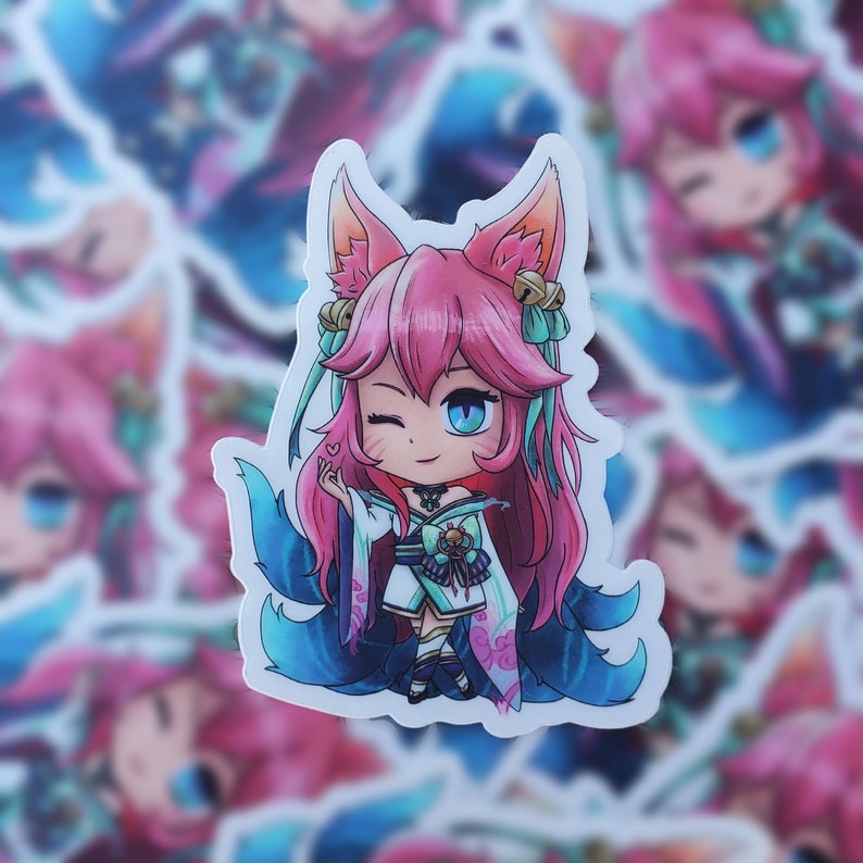 Spirit Blossom Ahri Kindred Lillia Sticker - Etsy