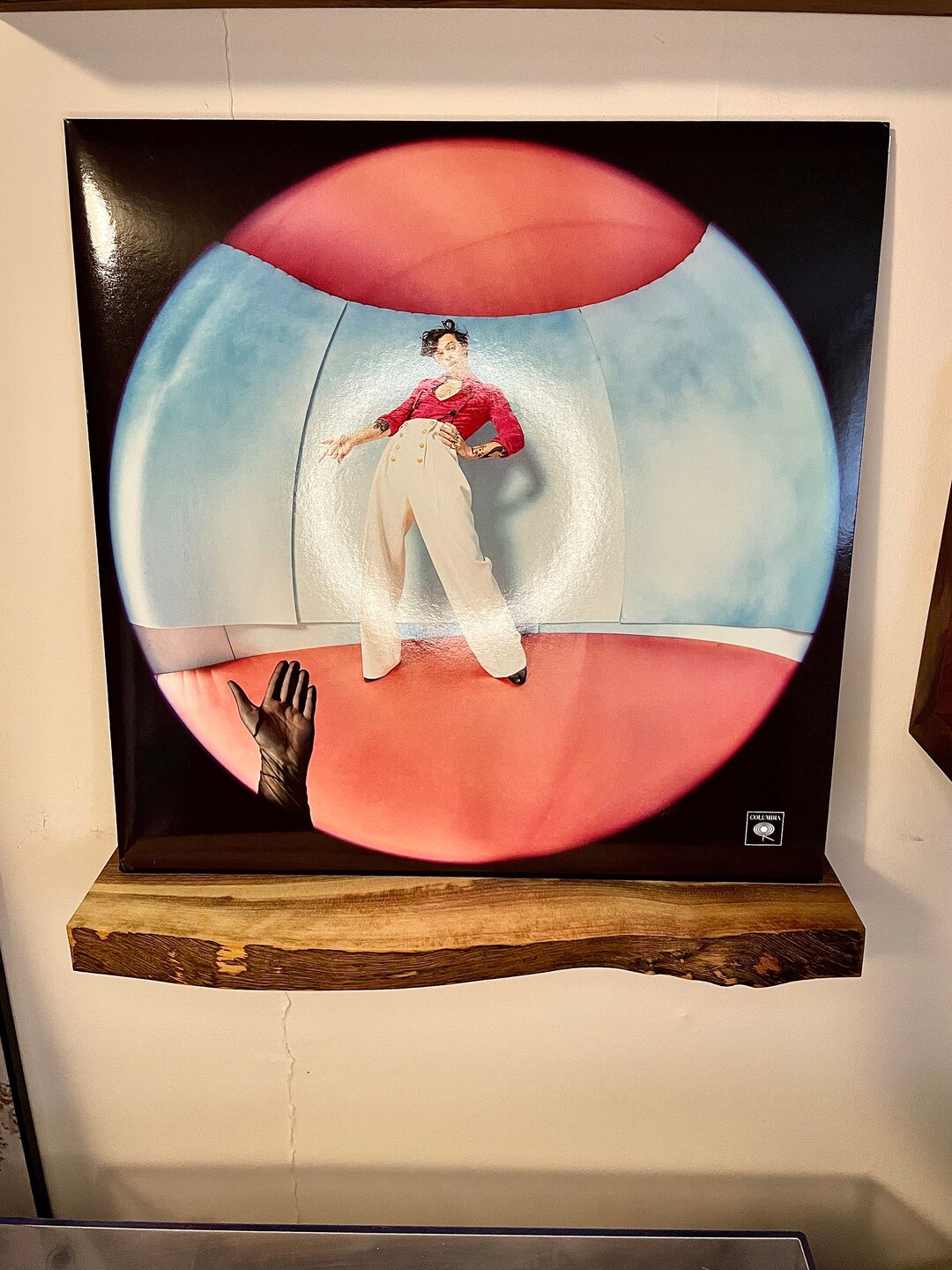 Live Edge Record Picture Book Magazine Wall Shelf - Etsy