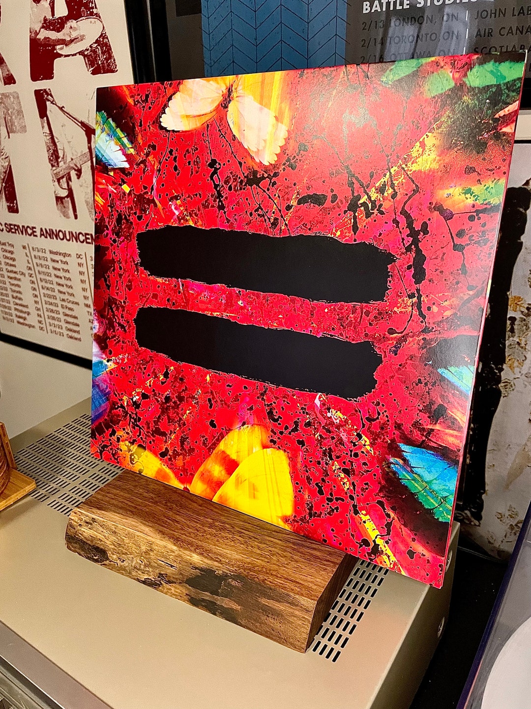 Live Edge Tabletop Record Picture Book Magazine Display - Etsy