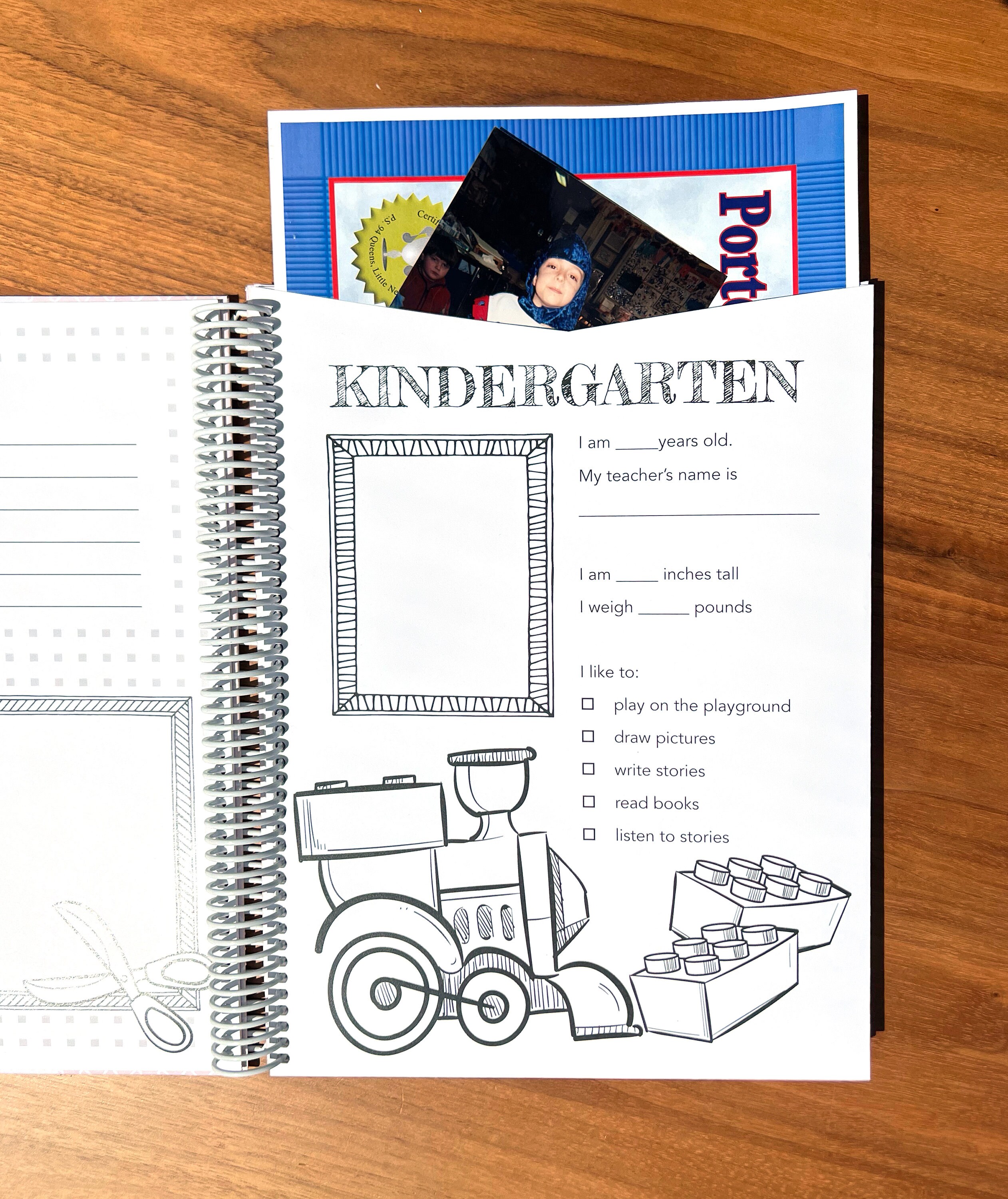 School Days Memory Book With Full Pockets - Etsy