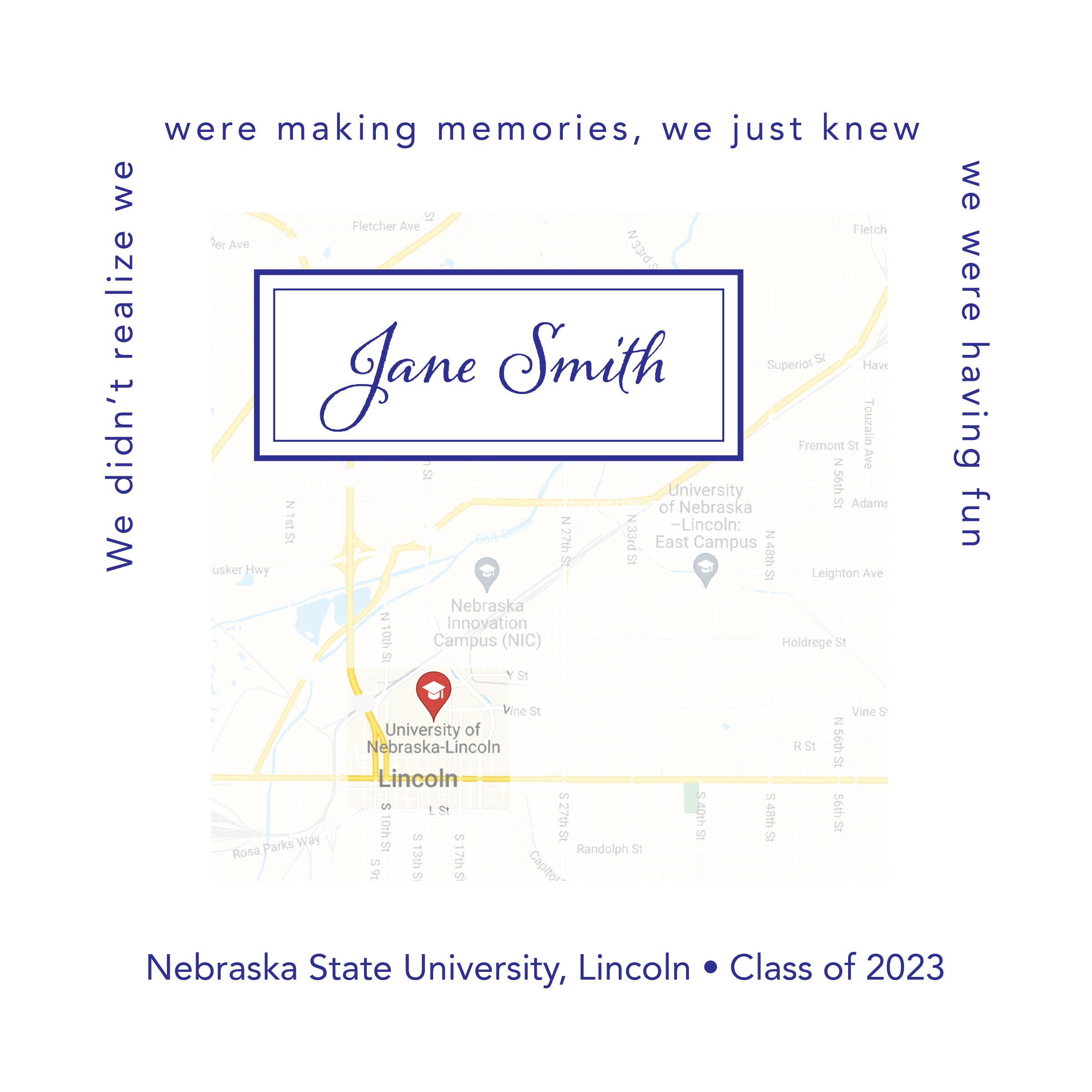 Custom 3D Graduation Map Frame - Etsy