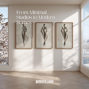 Canva Frame Mockup Bundle, Scandi, Minimal Wall Art Templates, Vertical ...