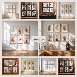 Canva Frame Mockup Bundle, Scandi, Minimal Wall Art Templates, Vertical ...