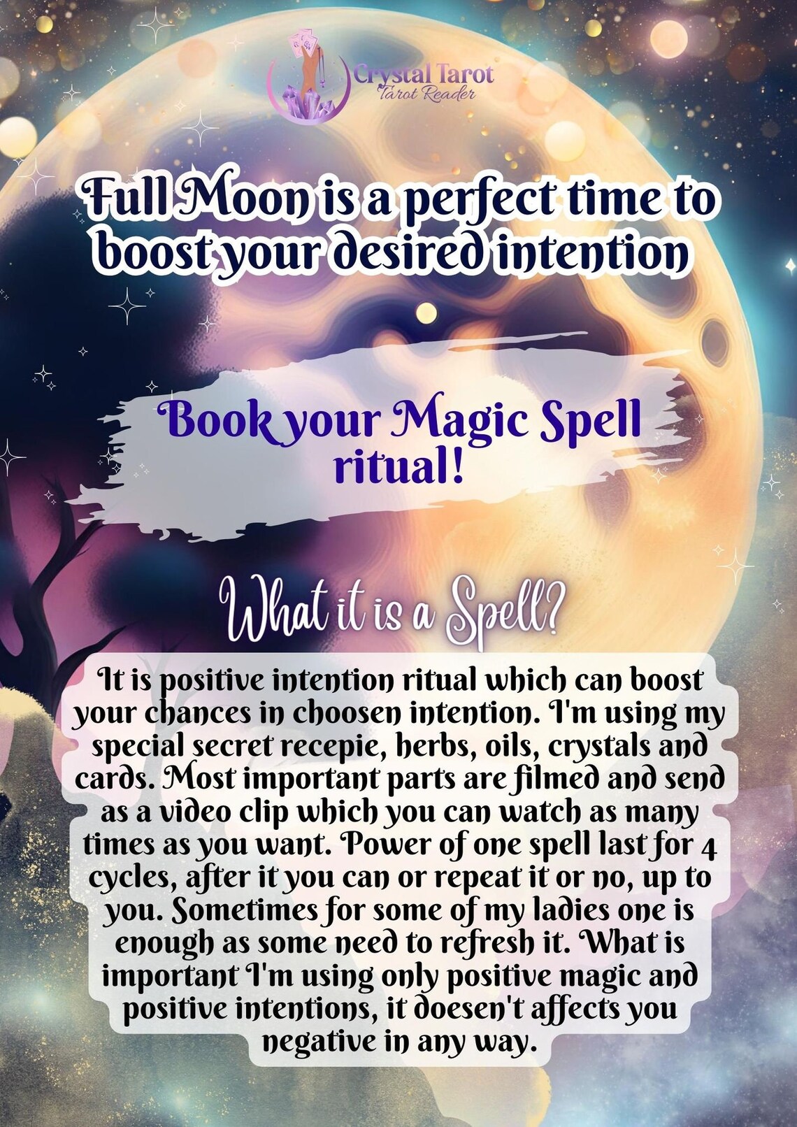 Magic Spell - Positive Ritual - White Magic - Good Intention - Etsy
