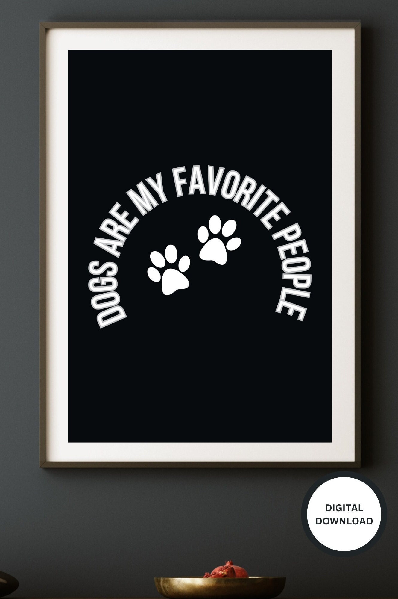 Dog Sign Printable Dog Lover Printable Sign Dog Person - Etsy