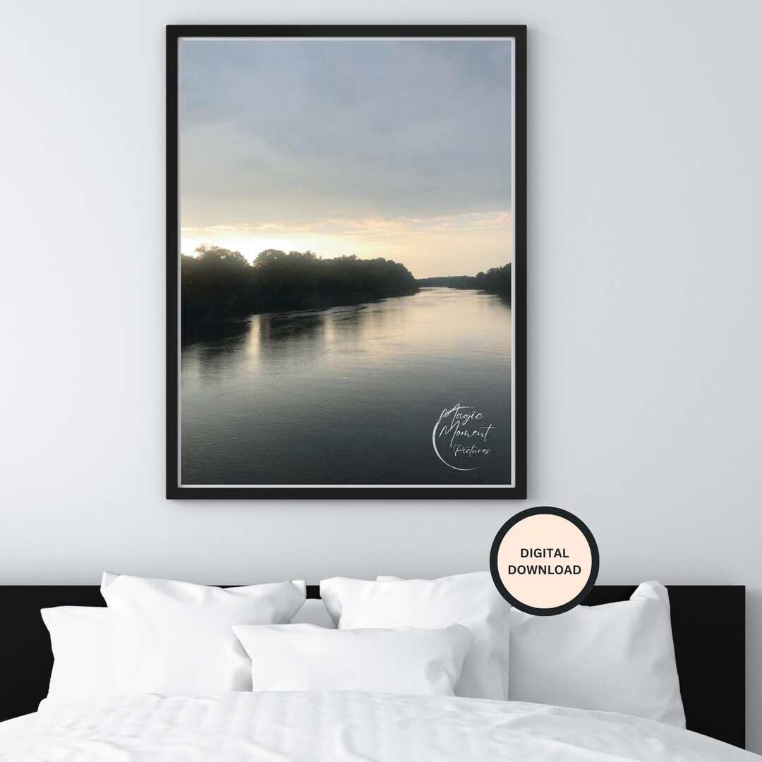 Evening Riverview Photograph Printable - Lakeview in Nashville ...