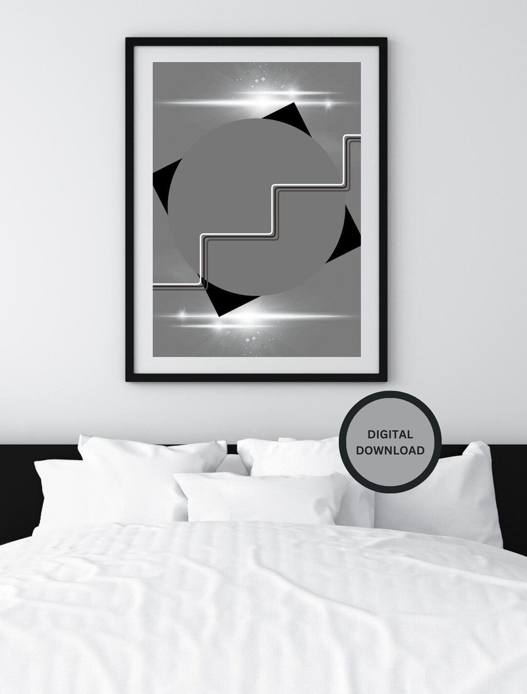 Abstract Design Printable -modern Art Design Download -shapes Modern ...