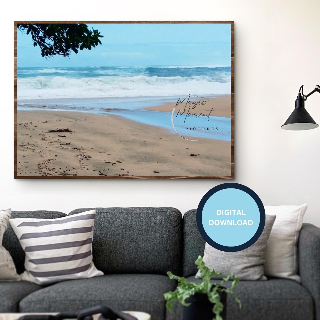 Unique Beach Photo Printable - -beach Photo-beach Printable Wall Décor ...