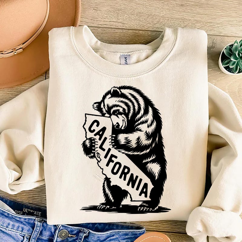 California Bear Art - Etsy