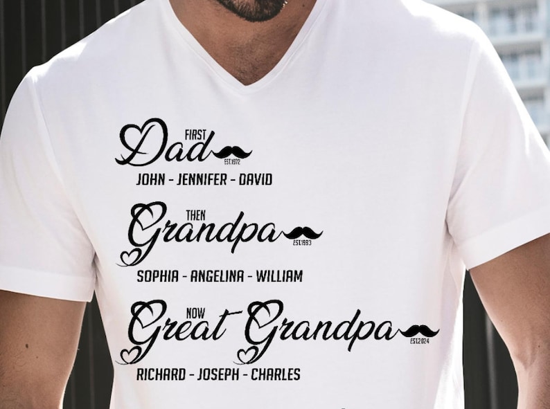 Dad Grandpa Great Grandpa Svg, Retro Daddy Svg, Dad Life Svg, Gift for ...