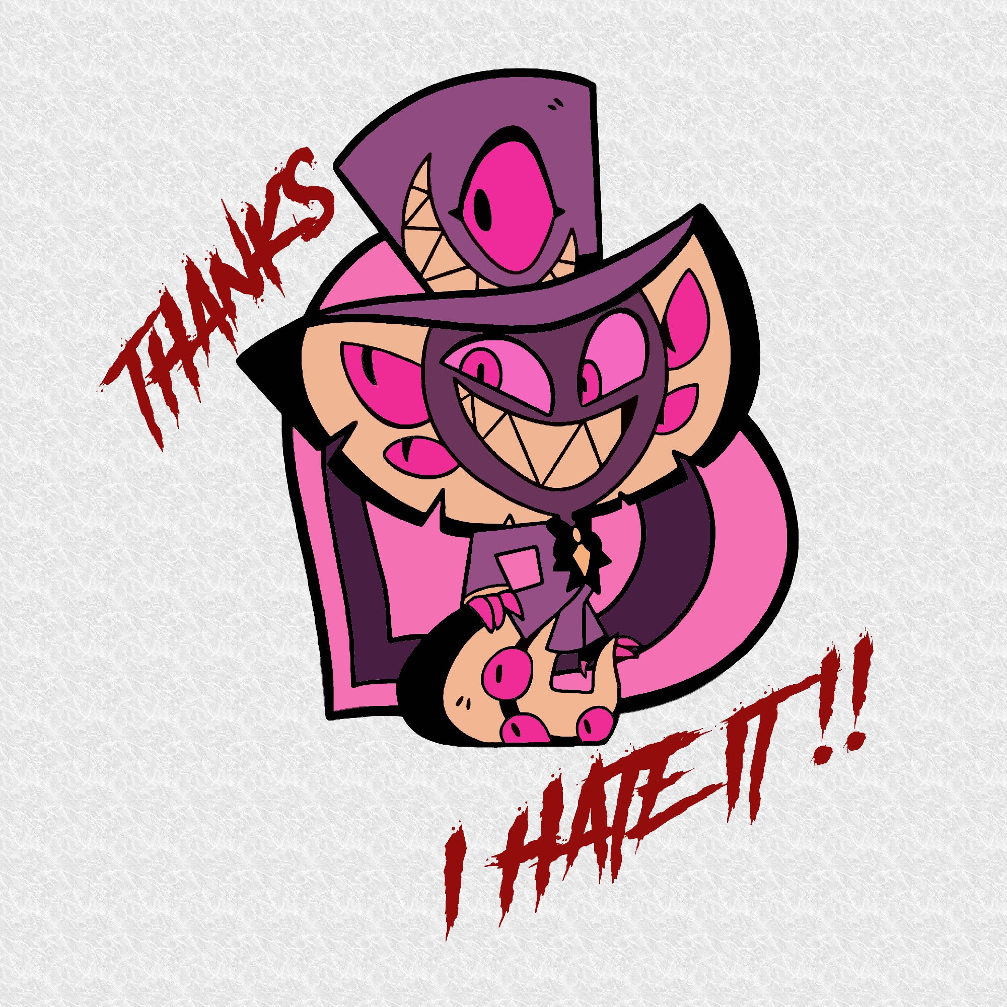 Hazbin Hotel Sir Pentious PNG: Cartoon Graphic (instant Download) - Etsy