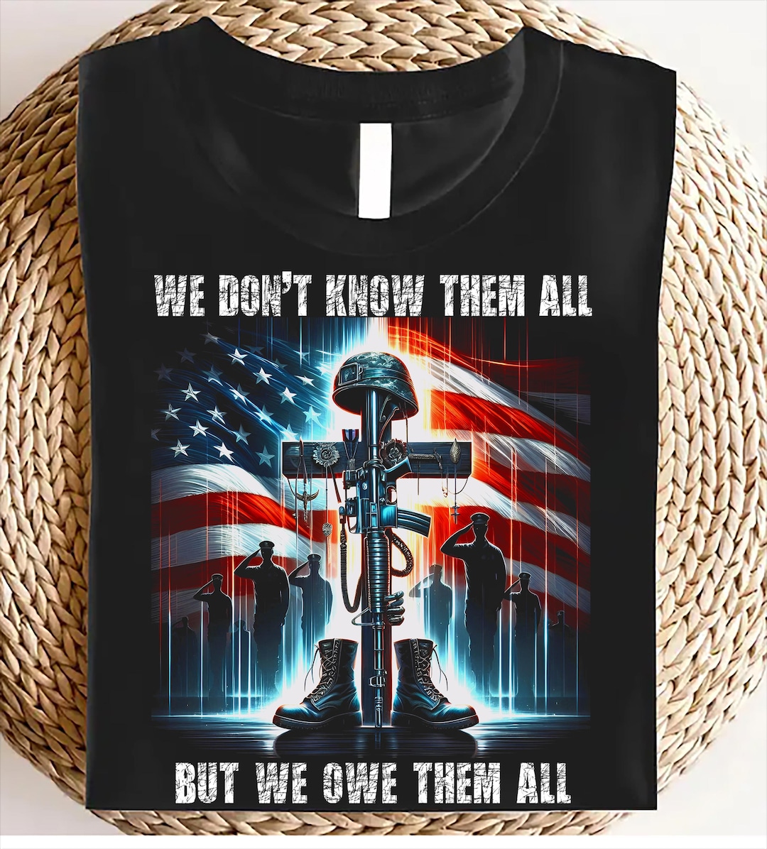 We Don't Know Them All but We Owe Them All PNG, Memorial Day Png, Remember and Honor, 4th of ...