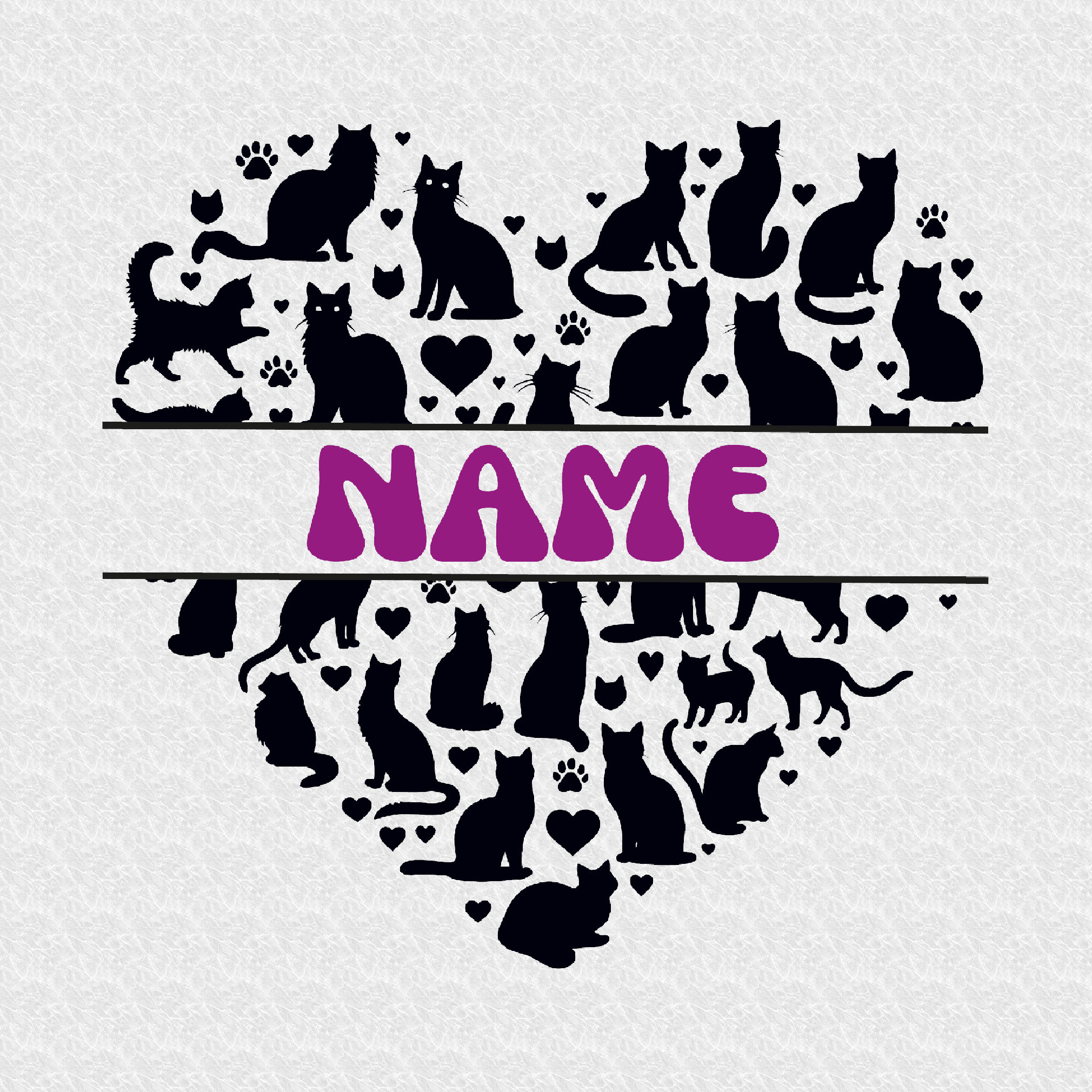 Cat Heart SVG, Valentine Cats SVG, Cat SVG, Valentine's Day Shirts Svg ...