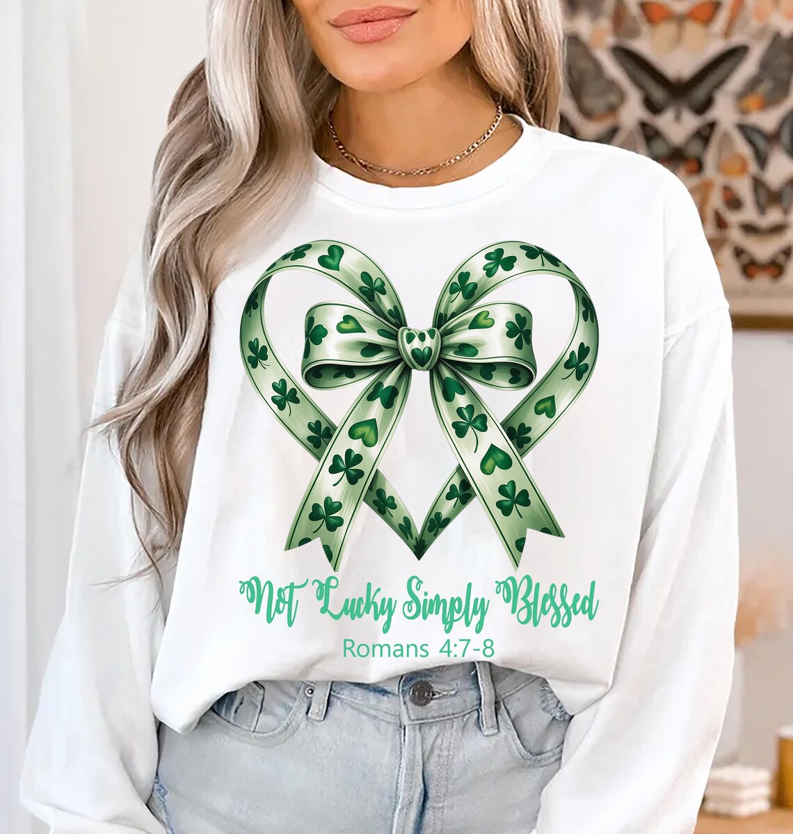 Sem sorte, simplesmente abençoado PNG, Dia de São Patrício Retro ...