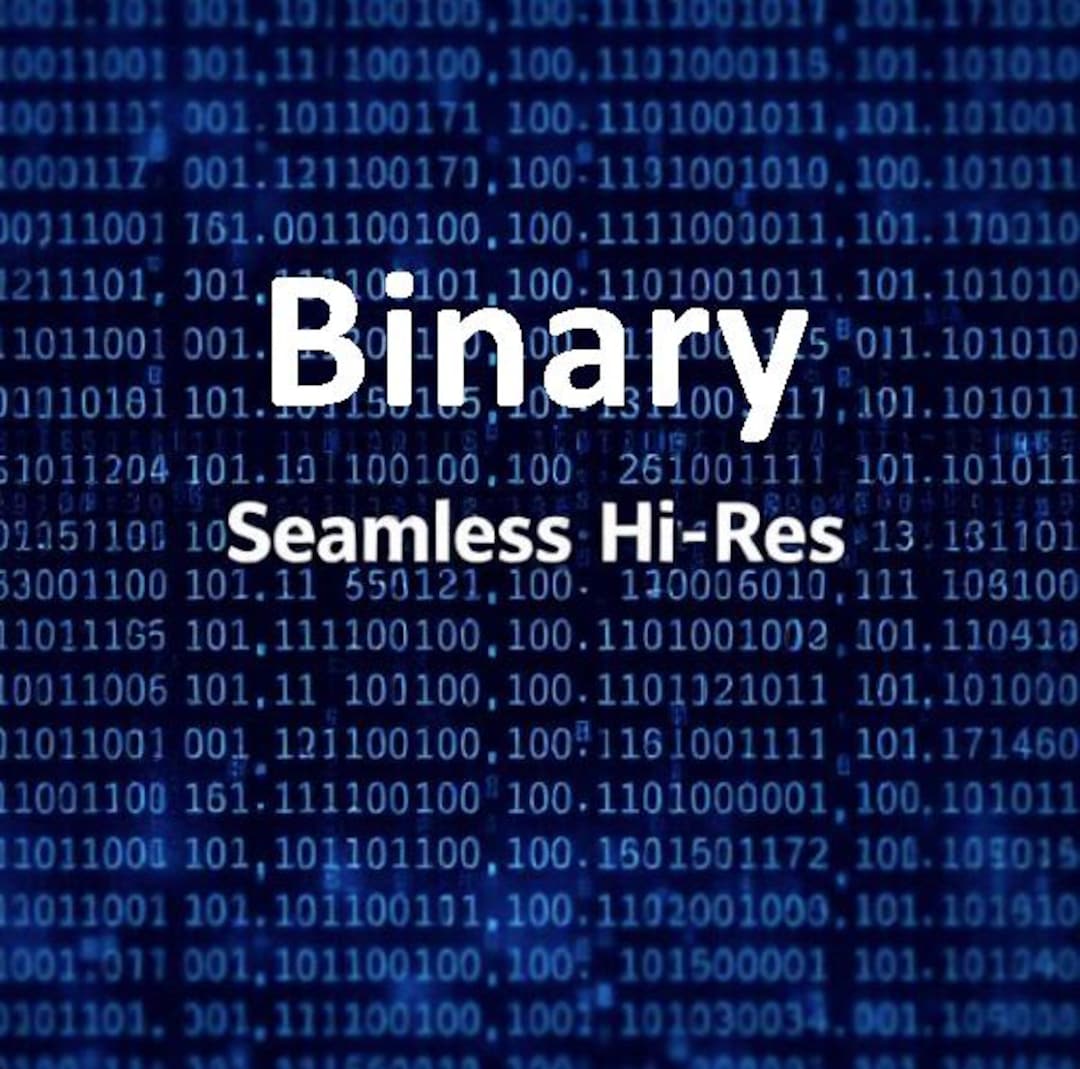 Binary Seamless Pattern Digital Paper Images - Printable Download ...
