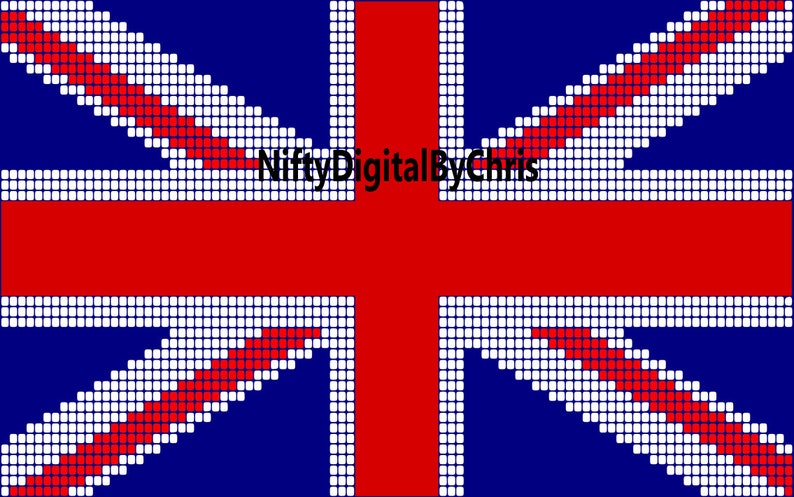 Union Flag / Jack - Digital Download - SVG - Contains 1,875 Objects ...