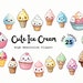 Cute Ice Cream Clipart Bundle PNG Format With Transparent Background ...