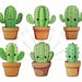 Cute Cactus Clipart - Happy Cactus Clip Art, Kawaii Cactus, Cute Cacti ...