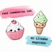 Cute Ice Cream Clipart Bundle PNG Format With Transparent Background ...