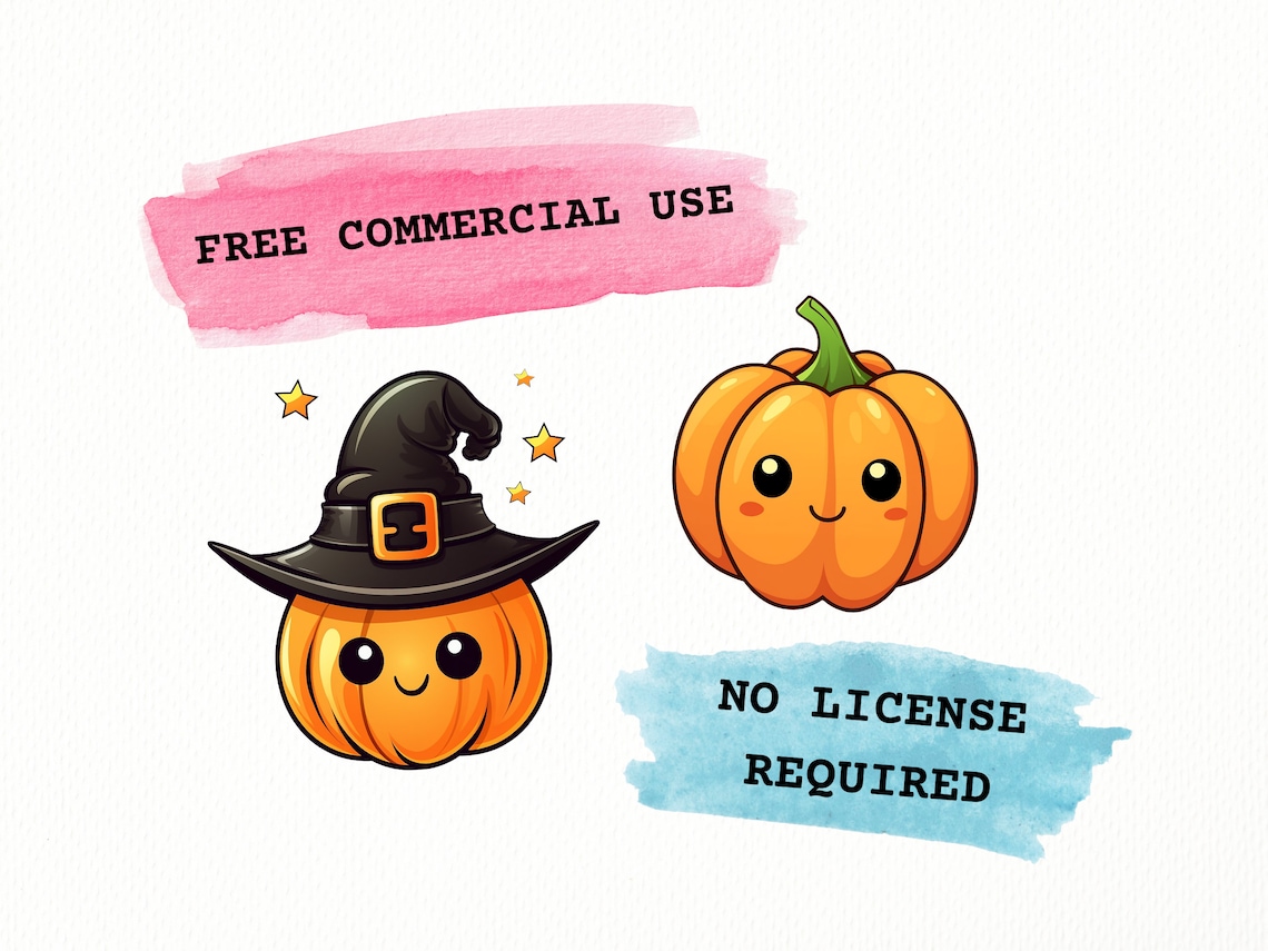 Cute Pumpkins Clipart Bundle High Resolution PNG Cartoon - Etsy