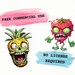 Zombie Fruit Clipart Bundle - PNG Format With Transparent Background ...