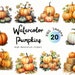 Watercolor Pumpkins Clipart | Autumn Watercolor PNG Images | Fall ...