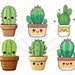 Cute Cactus Clipart - Happy Cactus Clip Art, Kawaii Cactus, Cute Cacti ...