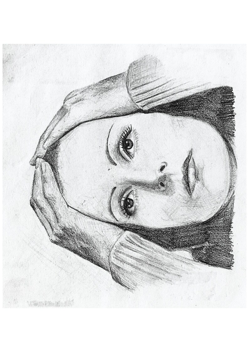 Greta Garbo Pencil Drawing - Etsy